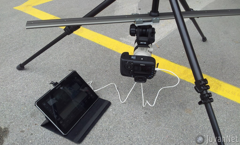 Canon 5D Mark III + SteadyCam + Galaxy Tab 10.1 + DSLR Controller = Win ...