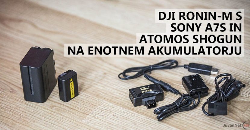 DJI Ronin-M s Sony A7s in Atomos Shogun na enotnem akumulatorju ...